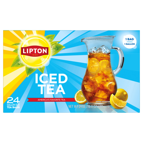 Save on Lipton Black Iced Tea Bags Gallon Size Order Online Delivery ...