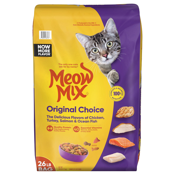 Save on Meow Mix Original Choice Chicken Turkey Salmon & Fish Dry Cat ... Save on Meow Mix Original Choice Chicken Turkey Salmon & Fish Dry Cat ...