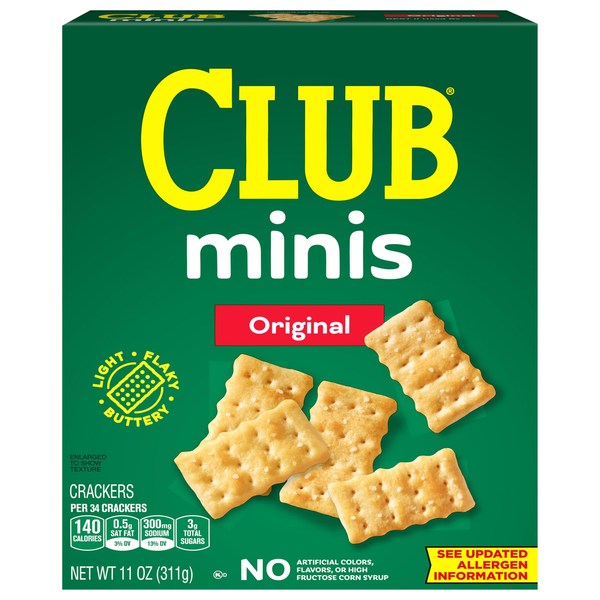 Save on Club Minis Original Crackers Order Online Delivery | GIANT
