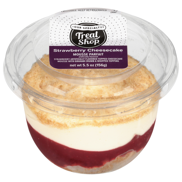 Save on Our Specialty Treat Shop Strawberry Cheesecake Mousse Parfait ...