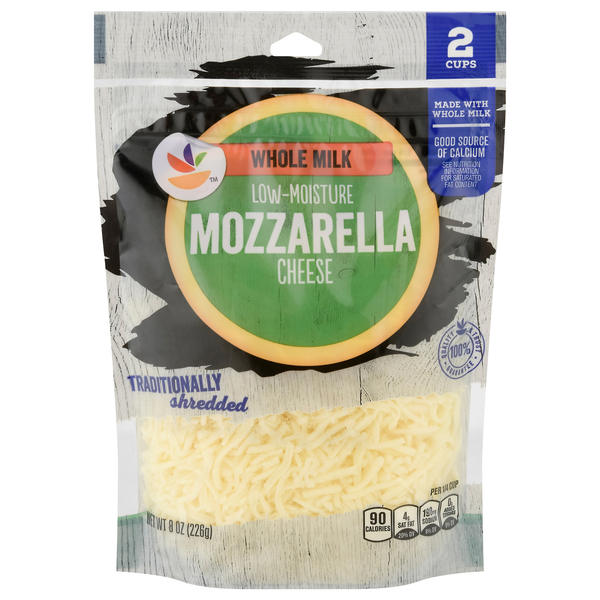 Save on Our Brand Traditionally Shredded Whole Milk Mozzarella Cheese ... Save on Our Brand Traditionally Shredded Whole Milk Mozzarella Cheese ...