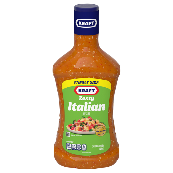 Save on Kraft Zesty Italian Dressing Family Size Order Online Delivery ...