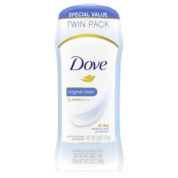 Save on Dove Original Clean Antiperspirant Deodorant Invisible Solid 2. ...