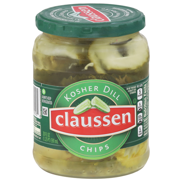 Save on Claussen Kosher Dill Pickles Chips Refrigerated Order Online ...