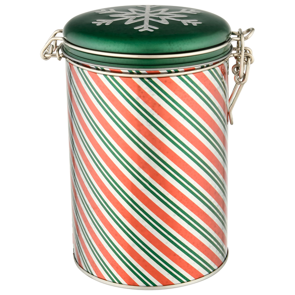 Save on The Tin Box Company Holiday Striped Canister Order Online ...
