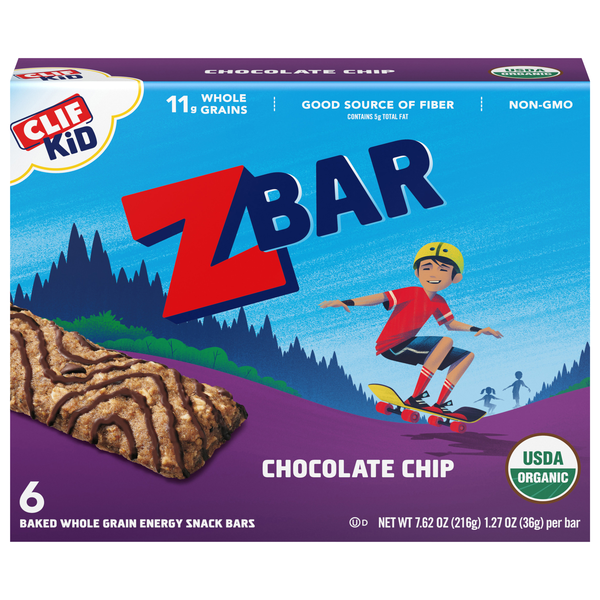 Save on CLIF KID ZBAR Organic Chocolate Chip Energy Snack Bar - 6 ct ...