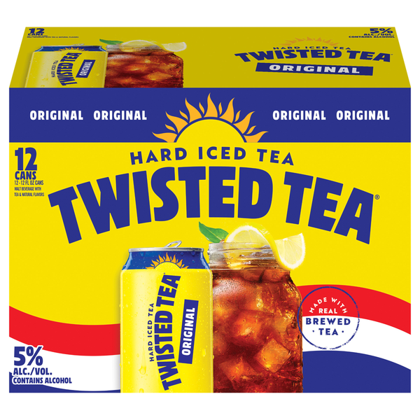Save on Twisted Tea Hard Iced Tea Original - 12 pk Order Online ...