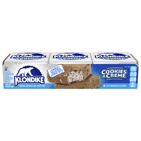 Save On Klondike Ice Cream Bars Cookies And Creme 6 Pk Order Online