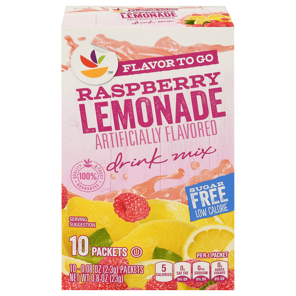 Save on Our Brand Flavor To Go Drink Mix Raspberry Lemonade Sugar Free ...