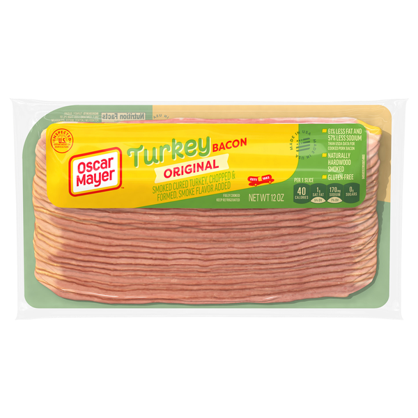 Save on Oscar Mayer Original Smoked Cured Turkey Bacon Sliced Order ...