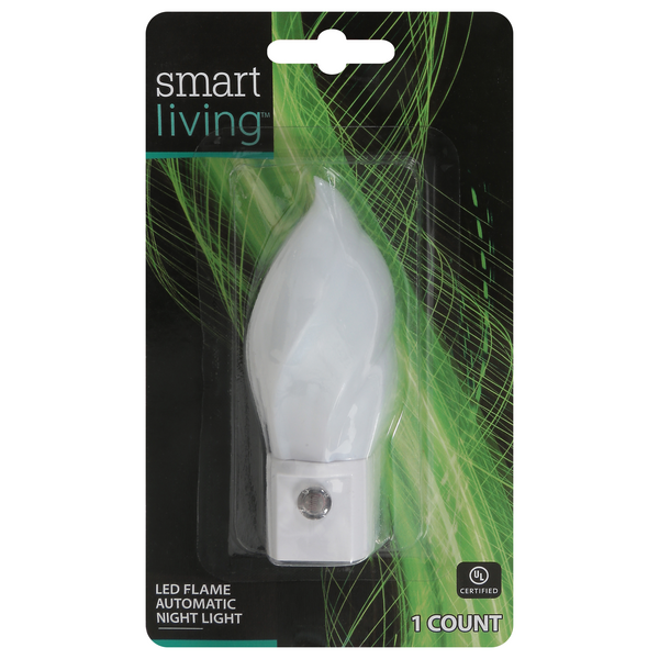 Save on Smart Living LED Flame Automatic Night Light Order Online ...