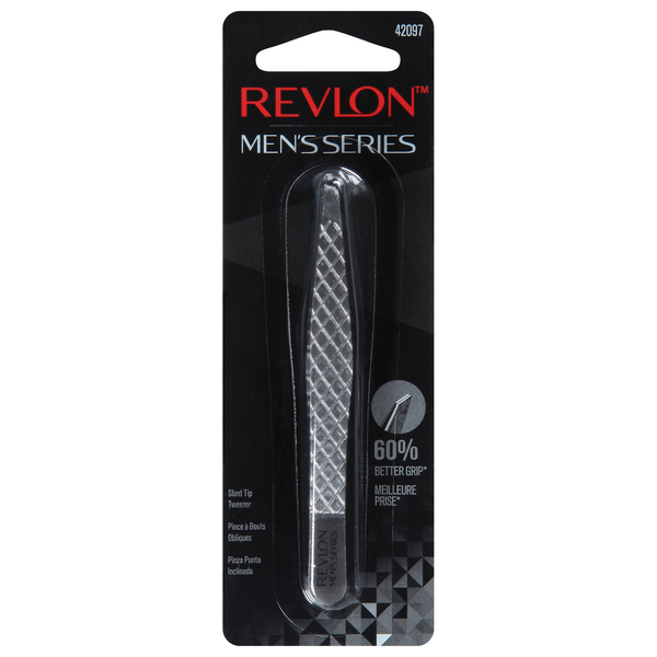 Save on Revlon Men's Series Slant Tip Tweezer Order Online Delivery ...