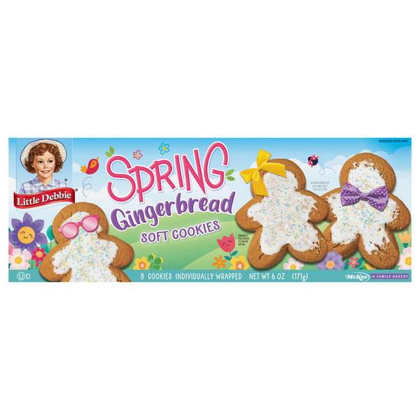 Save on Little Debbie Spring Gingerbread Soft Cookies - 8 ct Order ...