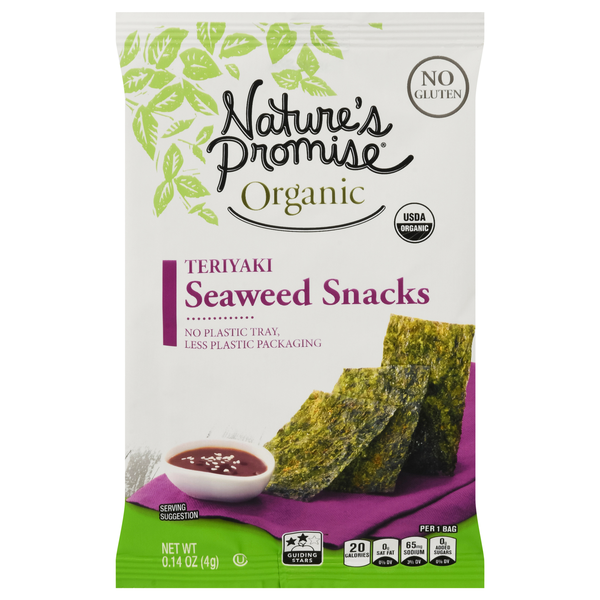 Save on Nature's Promise Organic Teriyaki Seaweed Snacks Order Online ...