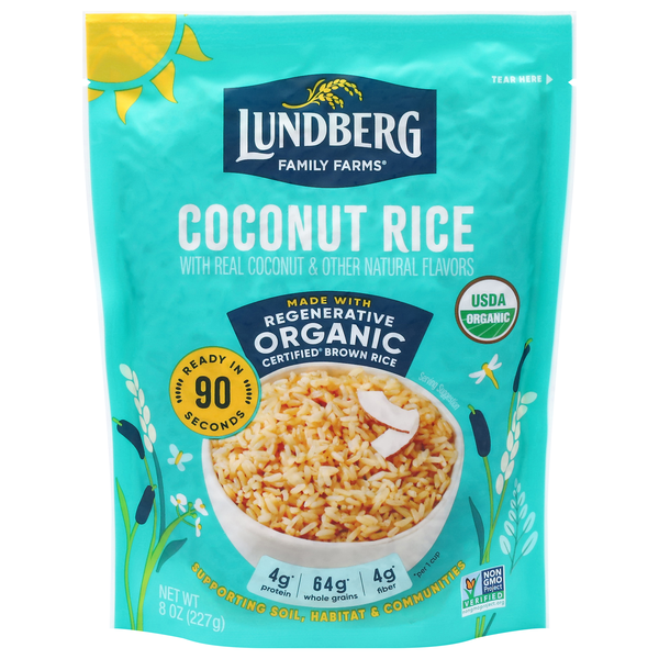 Save on Lundberg 90 Second Microwave Organic Coconut Rice Order Online ...