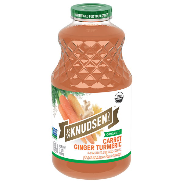 Save on R.W. Knudsen Family Organic Carrot Ginger Turmeric Juice Order ...