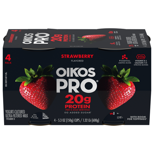 Save on Oikos PRO 20g Protein Strawberry Ultra-Filtered Milk Yogurt Cup ...