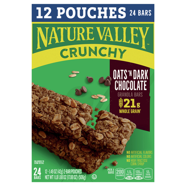 Nature Valley Protein Oats 'N Dark Chocolate Crunchy Granola at William Gainey blog