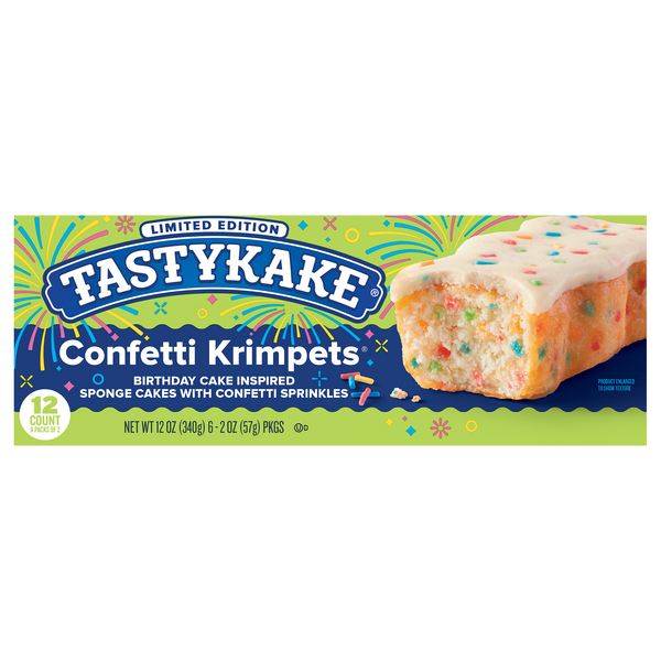 Save on Tastykake Limited Edition Confetti Krimpets Snack Cakes - 12 ct ...