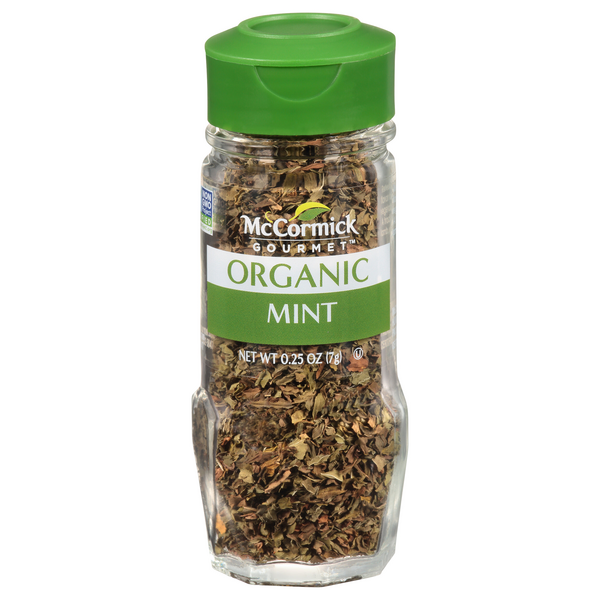 Save on McCormick Gourmet Organic Mint Flakes Order Online Delivery ...