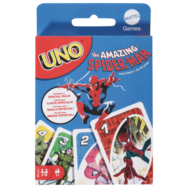 Save on Mattel UNO The Amazing Spider-Man Card Game Order Online ...