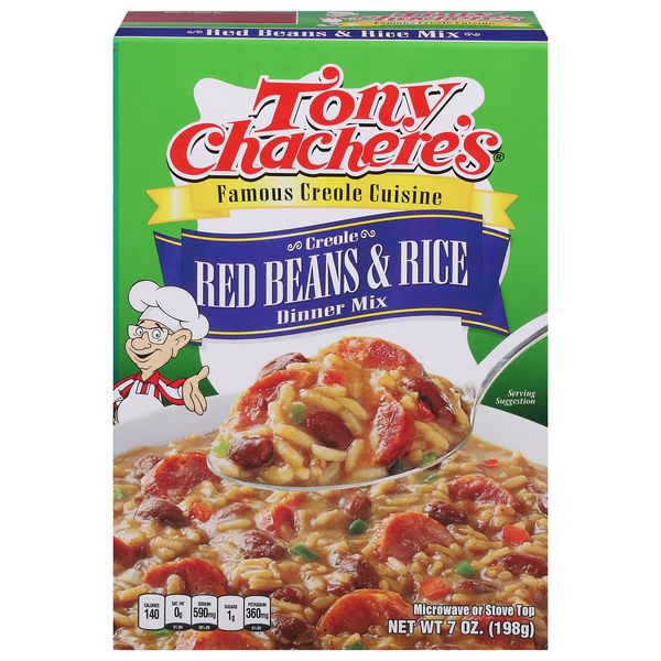 Save on Tony Chachere's Creole Red Beans & Rice Dinner Mix Order Online ...
