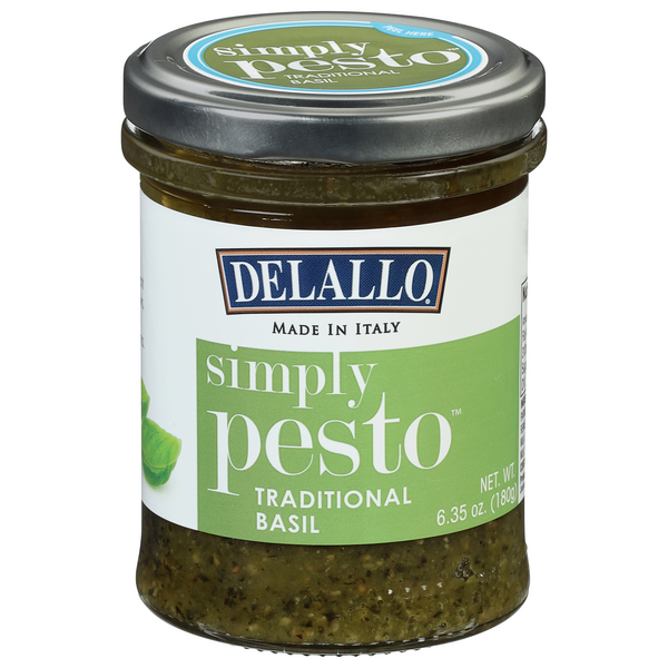 Save on DeLallo Simply Pesto Pasta Sauce Traditional Basil Order Online ...