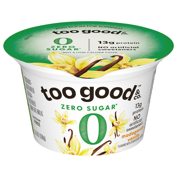 Save on Too Good & Co. Zero Sugar Madagascar Vanilla Yogurt Order ...