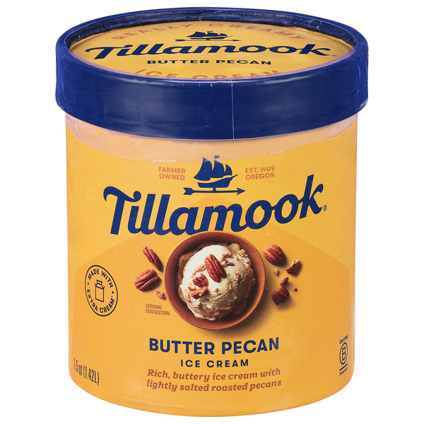 Save on Tillamook Butter Pecan Ice Cream Order Online Delivery | Giant