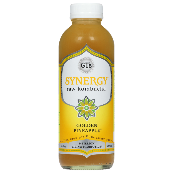 Save on GT's Synergy Gold Pineapple Raw Kombucha Organic Order Online Delivery | GIANT