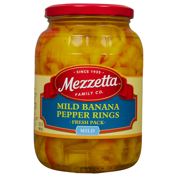 Save on Mezzetta Fresh Pack Mild Banana Pepper Rings Order Online Delivery | Stop & Shop