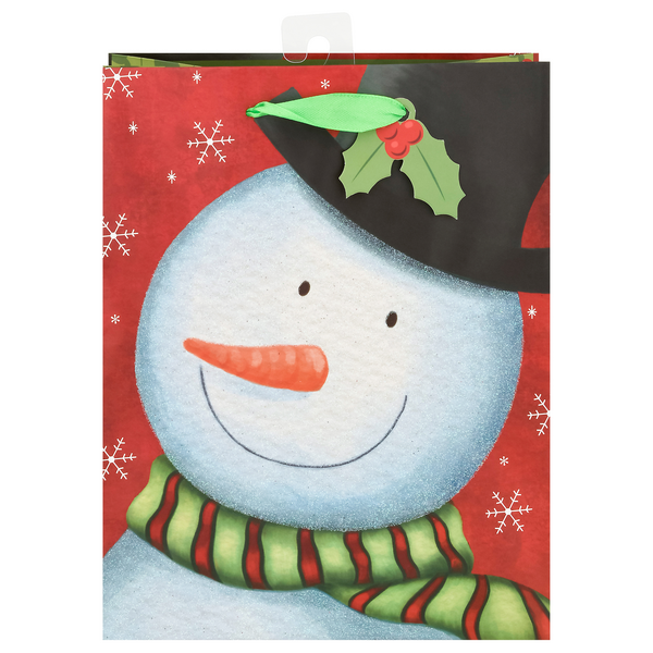 Save on Papercraft Holiday Gift Bag Snowman Order Online Delivery | GIANT