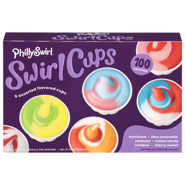 Save on PhillySwirl Swirl Cups Assorted Flavors - 6 ct Order Online ...