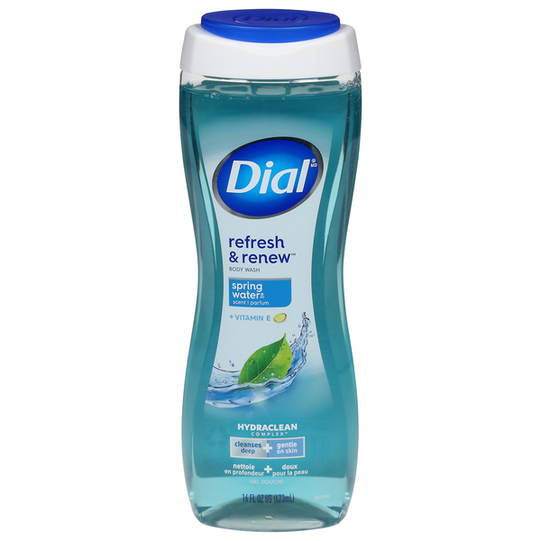 Save on Dial Refresh & Renew Spring Water + Vitamin E Body Wash Order ...