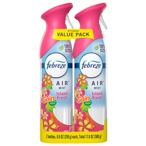 Save on Febreze AIR Gain Island Fresh Air Freshener Aerosol Spray - 2 ...