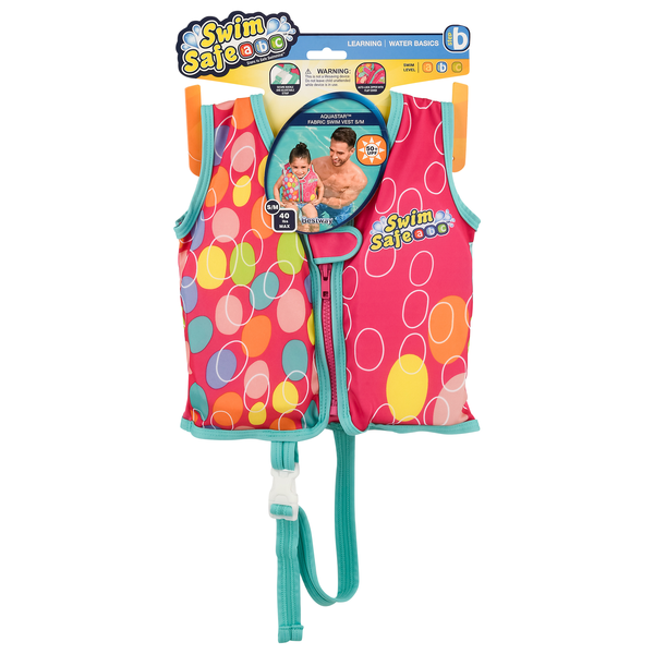 Save on Swim Safe ABC Aquastar Fabric Swim Vest Girls S/M Order Online ...