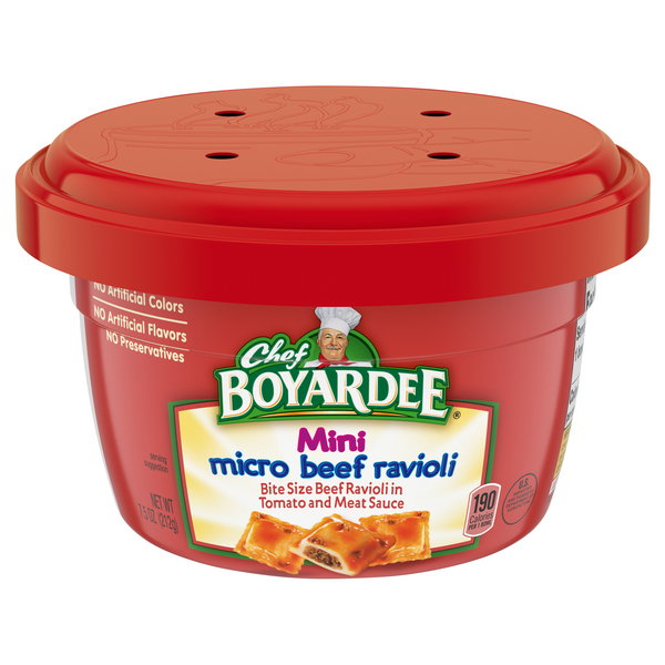 Save on Chef Boyardee Mini Micro Beef Ravioli Microwavable Bowl Order ...