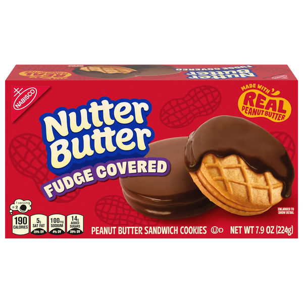 Save on Nabisco Nutter Butter Fudge Covered Peanut Butter Sandwich ...