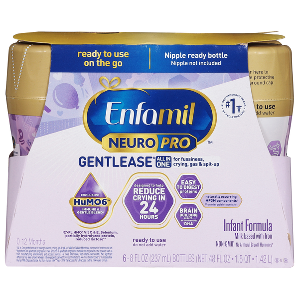 Save on Enfamil Gentlease Ready To Use Infant Formula for Fussiness/Gas ...