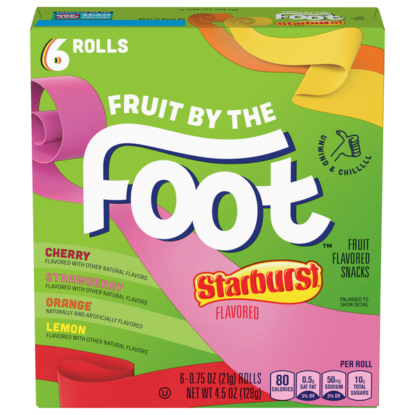Save on Fruit By The Foot Fruit Snacks Starburst - 6 ct Order Online ...