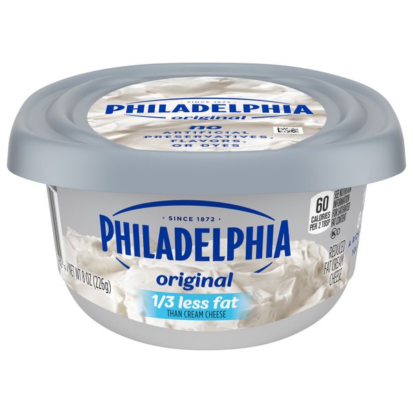 Save on Philadelphia Reduced Fat Original Cream Cheese Spread Order ...