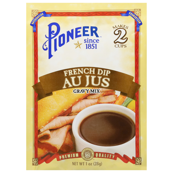 Save on Pioneer French Dip Au Jus Gravy Mix Packet Order Online ...