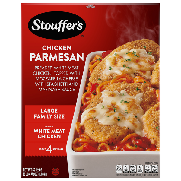 Save on Stouffer's Chicken Parmesan Large Family Size Frozen Meal Order ...