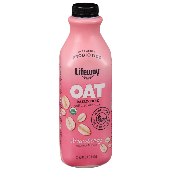 Save On Lifeway Cultured Dairy Free Strawberry Vanilla Oatmilk Order Online Delivery Stop And Shop