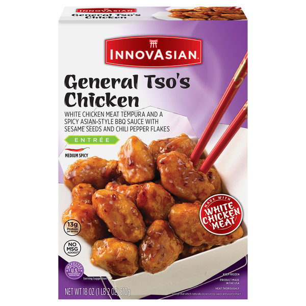 Save on InnovAsian Cuisine General Tso's Chicken Frozen Meal Order ...