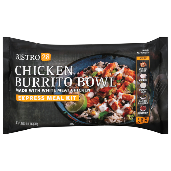 Save on Bistro 28 Chicken Burrito Bowl Express Meal Kit Order Online ...