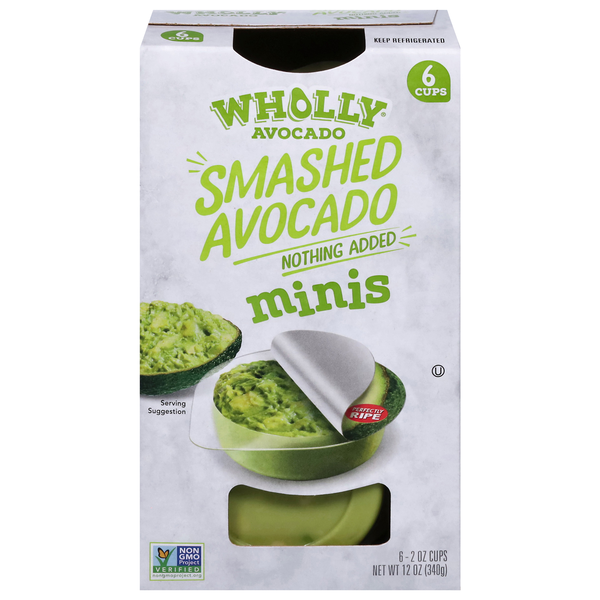 Save on Wholly Avocado 100% Chunky Avocado Minis Single Cups - 6 ct ...