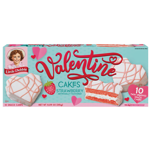 Save on Little Debbie Valentine's Day Strawberry Snack Cakes - 10 ct ...