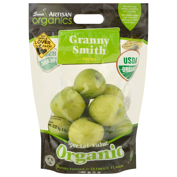 Save on Stemilt Artisan Organics Granny Smith Apples Order Online ...