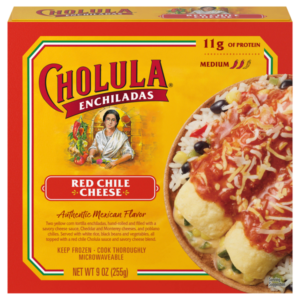 Save on Cholula Red Chile Cheese Enchiladas Frozen Meal Order Online ...